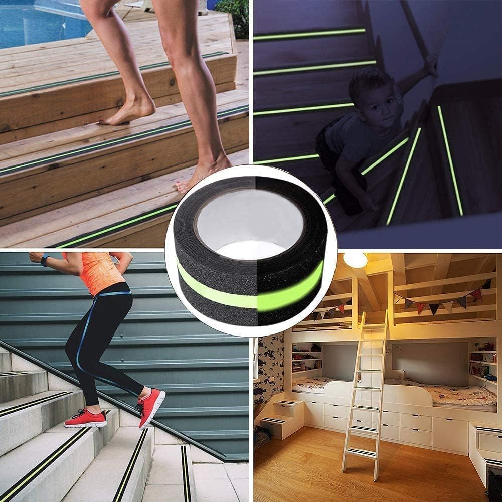 Glow-in-the-Dark Anti-Slip Tape for Stairs (2"x 5M) – Shoppymize