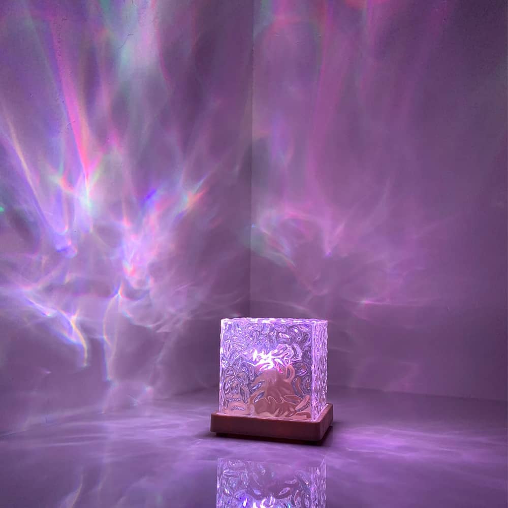 Dynamic Rotating Water Ripple Night Light – Shoppymize