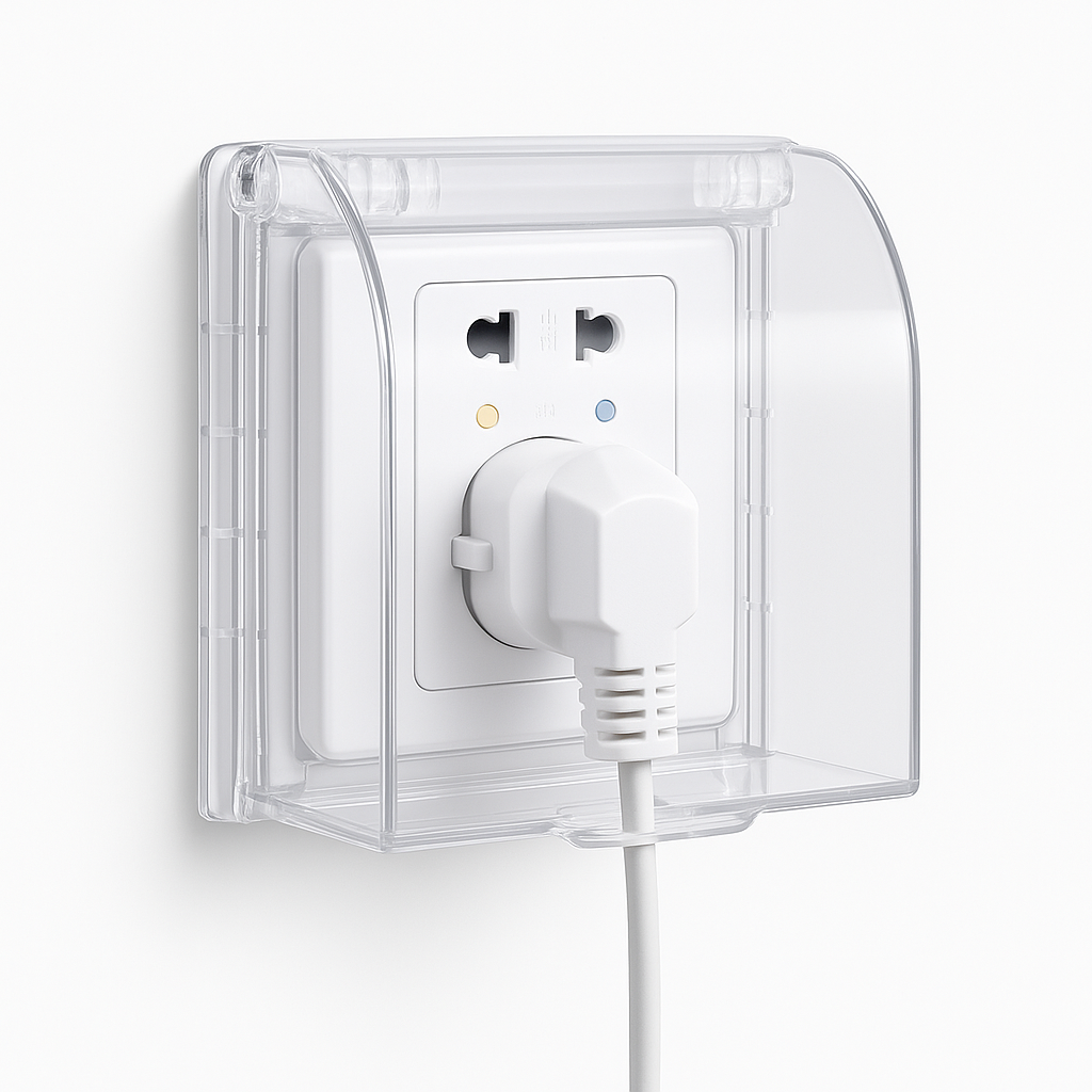 Socket Cover with Flip Lid – Water & Dust Protection (Single Socket ...